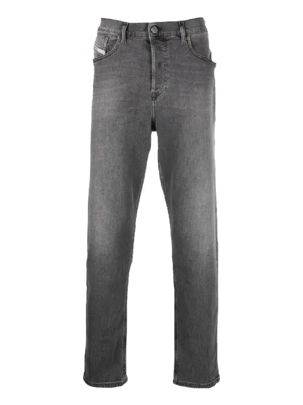 DIESEL® Slim Fit Cropped Jeans - Gray