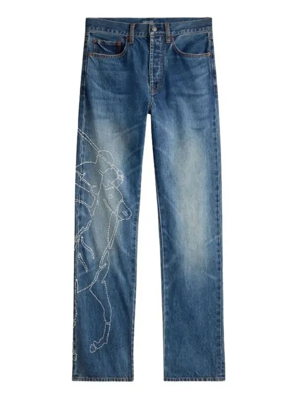 Polo Ralph Lauren Embroidered Jeans - Blue