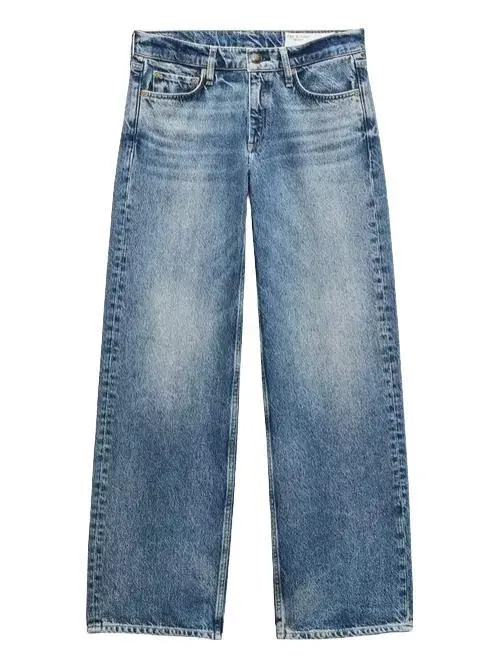 Rag & Bone Straight Jeans - Blue