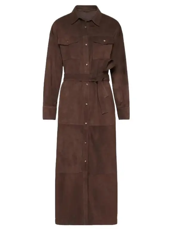 Brunello Cucinelli Belted Shirt Dress - No