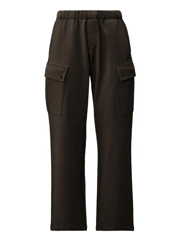 C.P. COMPANY Diagonal Raised Fleece Cargo Sweatpants - Shadow-gray