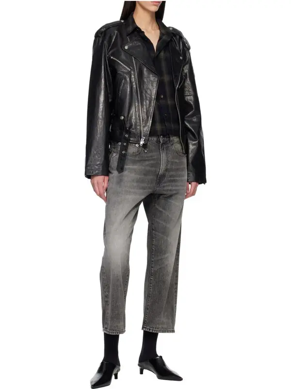 R13 X-boyfriend Jeans - Polblk