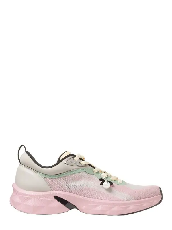 JIMMY CHOO Diamond Run Lace-up Athletic Sneakers - V Moon / Rose Mix