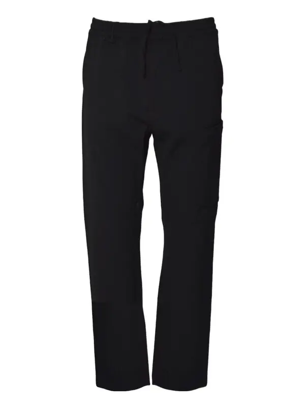 C.P. COMPANY Drawstring Waist Trousers - Black