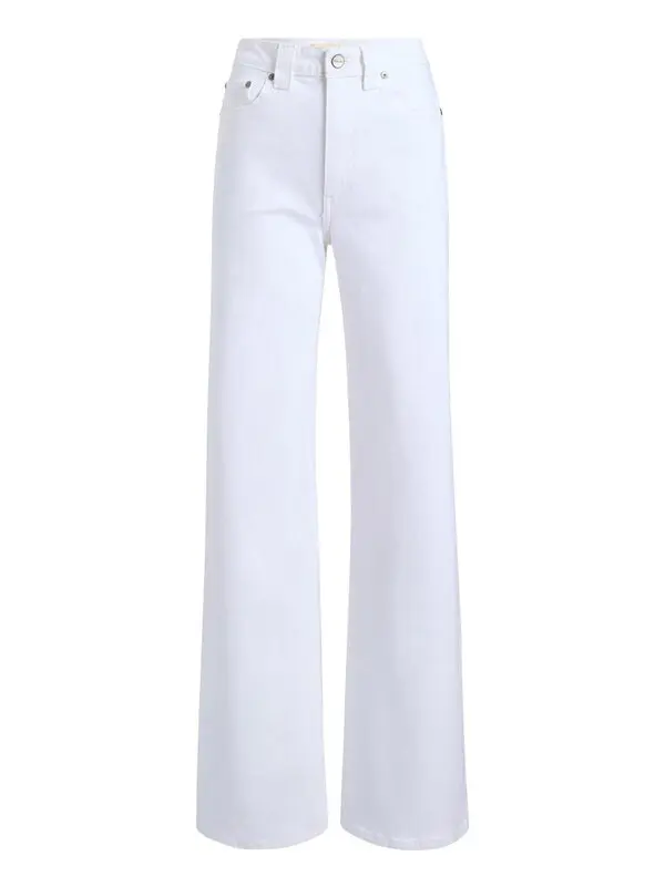 Khaite Dane Stretch Jeans - White