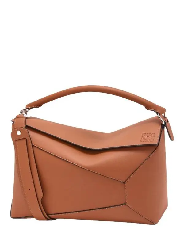 Loewe Puzzle Edge Large Tote Bag - Brown