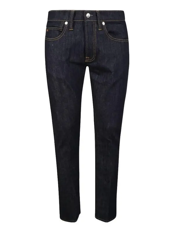 NINE:INTHE:MORNING Slim-cut Straight-leg Jeans - Black