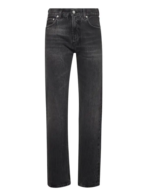 HAIKURE High-rise Straight Jeans - Black