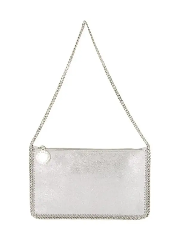 Stella McCartney Falabella Zipped Clutch Bag - White