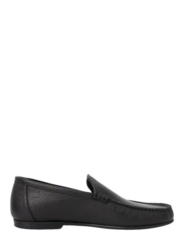 Bally Round Toe Loafers - Black