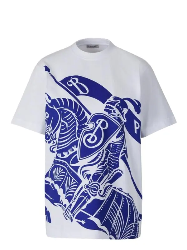Burberry Graphic Printed Crewneck T-shirt - White