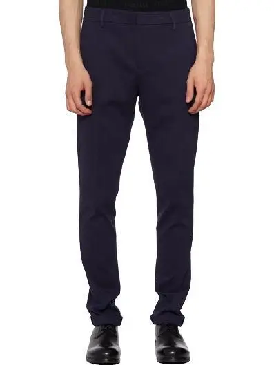 DONDUP Belt-lined Casual Pants - Black