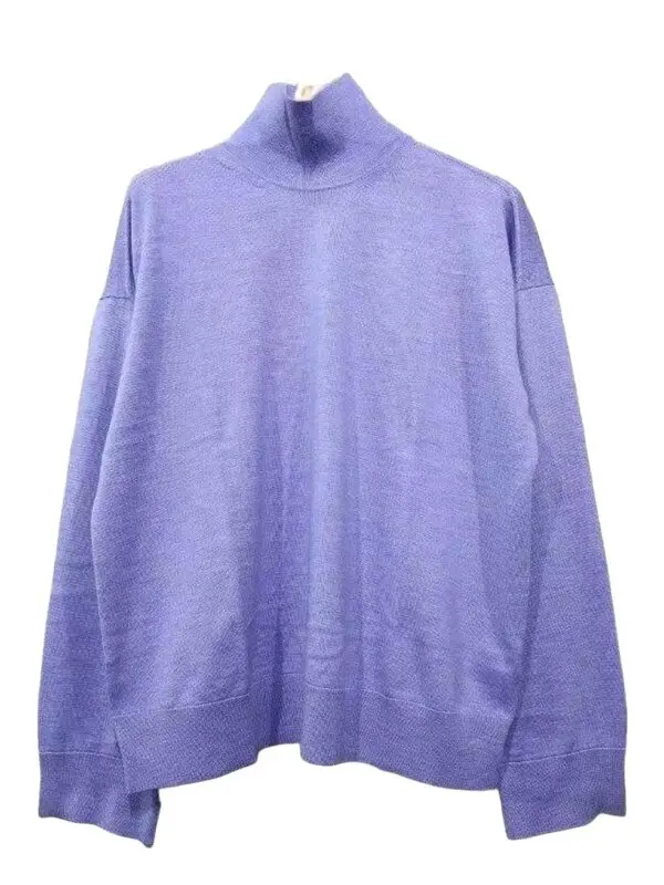 Bottega Veneta Light Wool Turtleneck Sweater - Blue