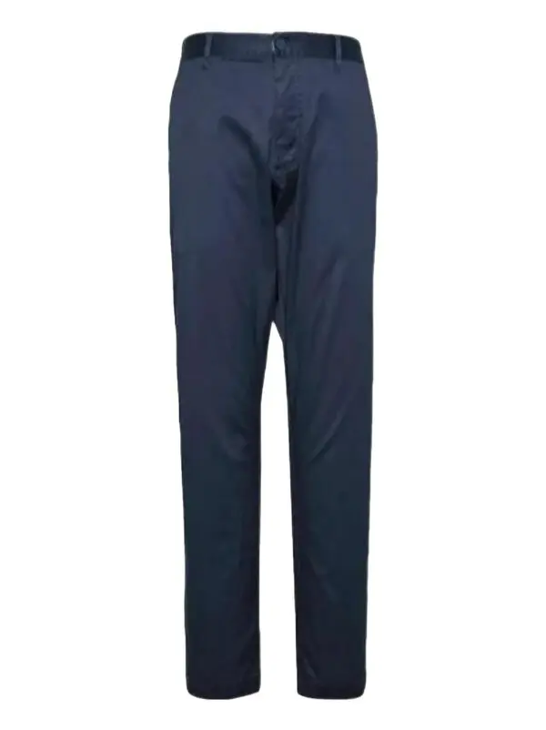 EA7 Logo Detail Casual Pants - Black