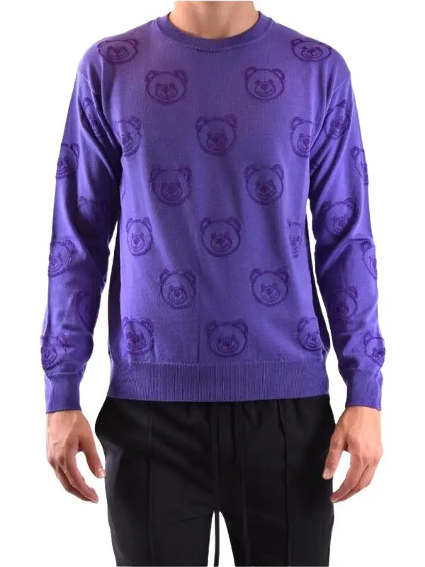 Moschino Crew Neck Jumper - Blue