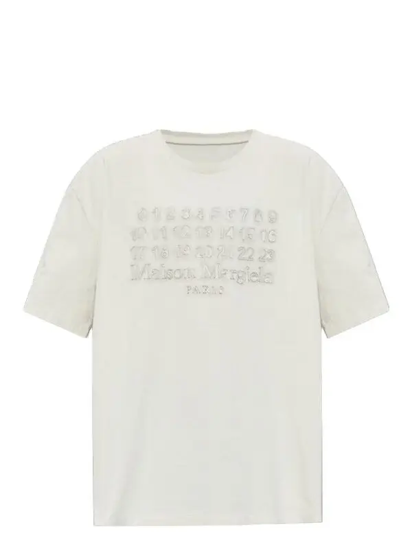 MAISON MARGIELA Embroidered Logo T-shirt - True Color