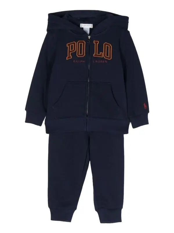 Polo Ralph Lauren Hoodie And Track Pants Set - Black