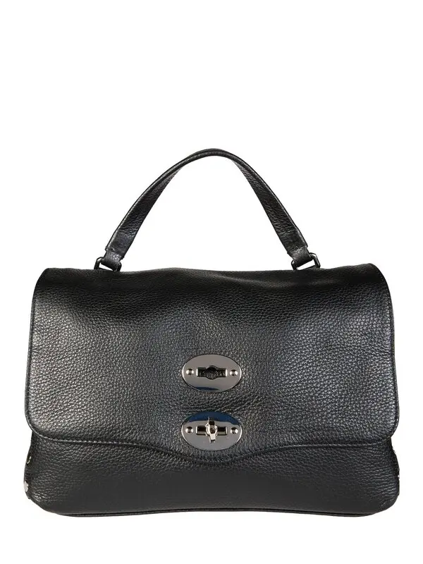 ZANELLATO Studded Top Handle Bag - Black