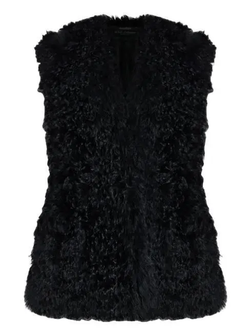 Dolce & Gabbana Kalgan Fur Vest - Black