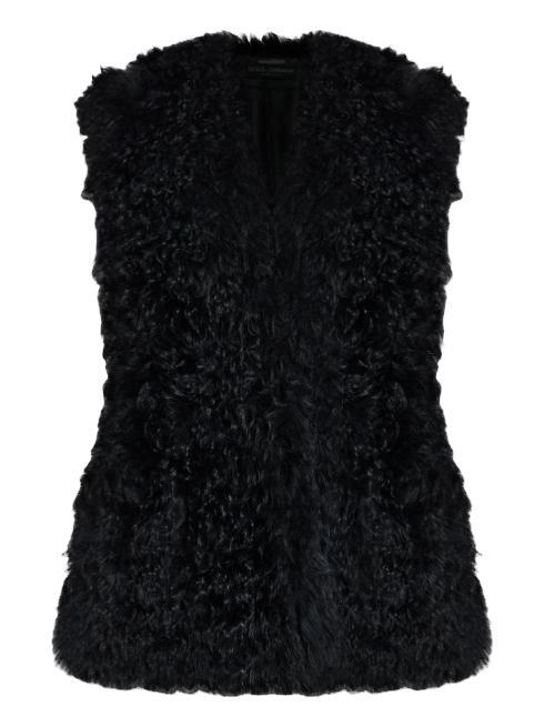 Dolce & Gabbana Kalgan Fur Vest - Black