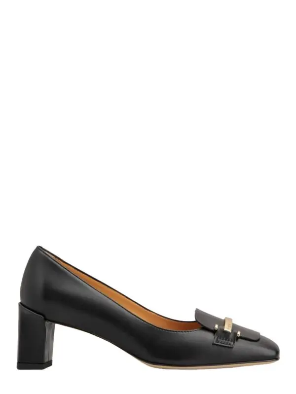 TOD'S Logo Engraved Pumps - Black