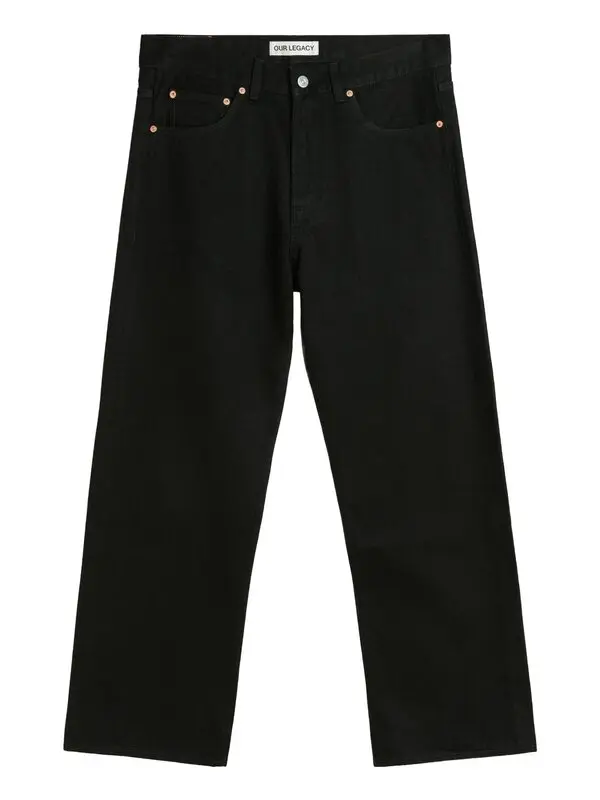 Our Legacy Third Cut Jeans - Black Selvedge