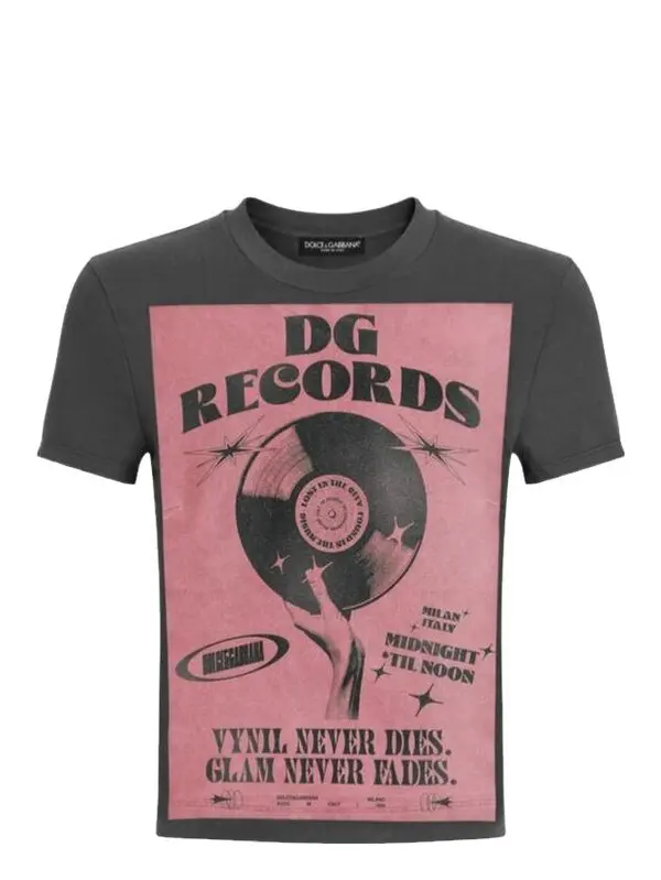 Dolce & Gabbana Graphic Print T-shirt - Grey