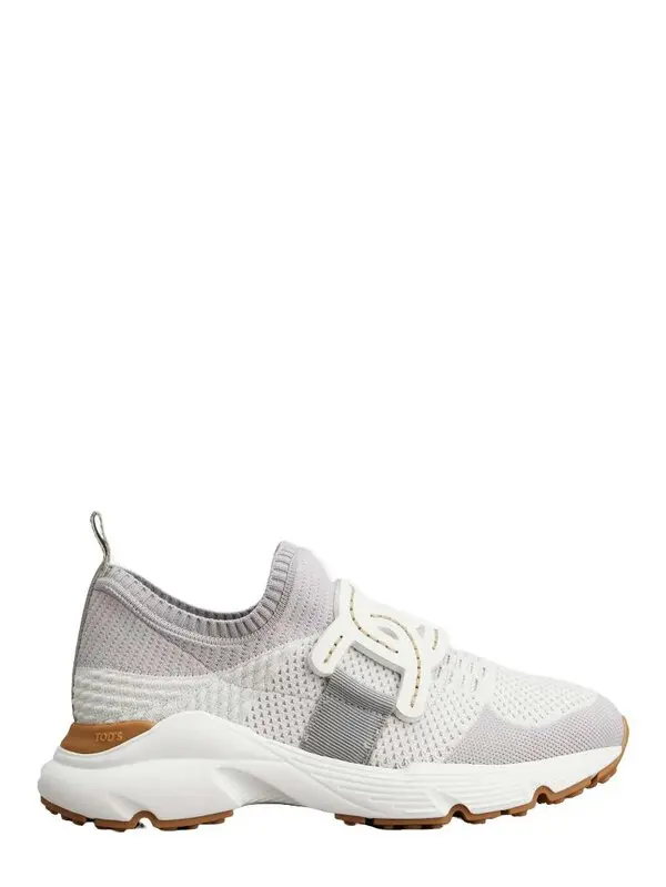 TOD'S Chain Detail Slip-on Sneakers - White