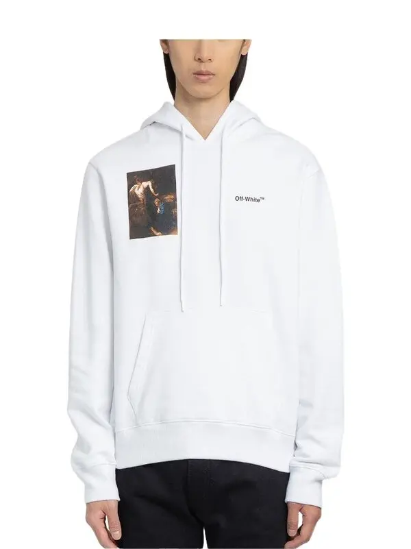 Off-White Caravaggio Printed Hoodie - White