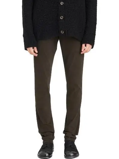 DONDUP Belt-lined Casual Trousers - Black