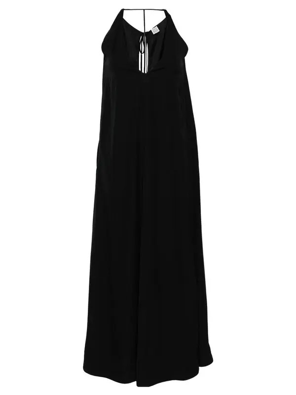 TOTEME Kyro Sleeveless V-neck Maxi Dress - Black