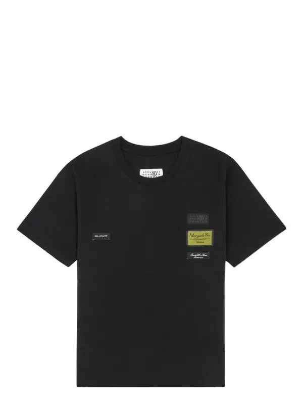 MAISON MARGIELA Label Patch T-shirt - Black