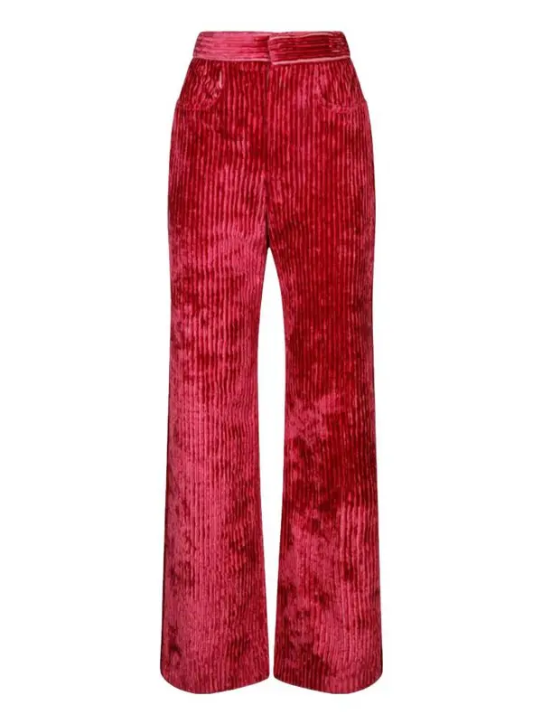 Isabel Marant Étoile Straight-leg Corduroy Trousers - Red