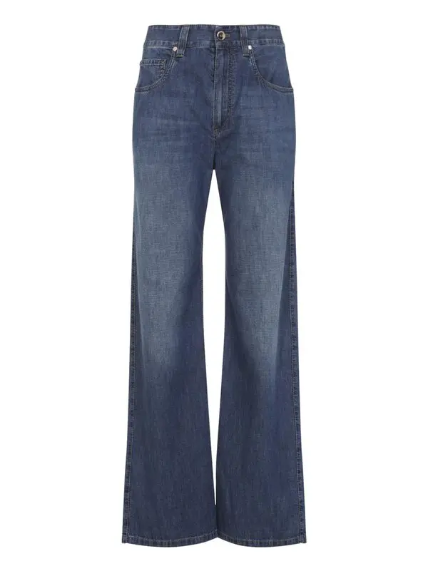 Brunello Cucinelli Boyfriend Jeans - Blue