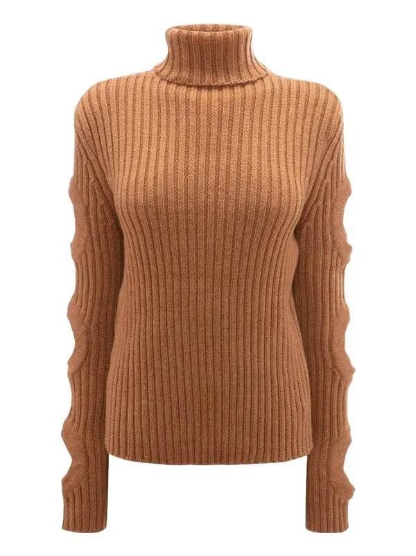 J.W.ANDERSON Cut-out Detail Jumper - Brown