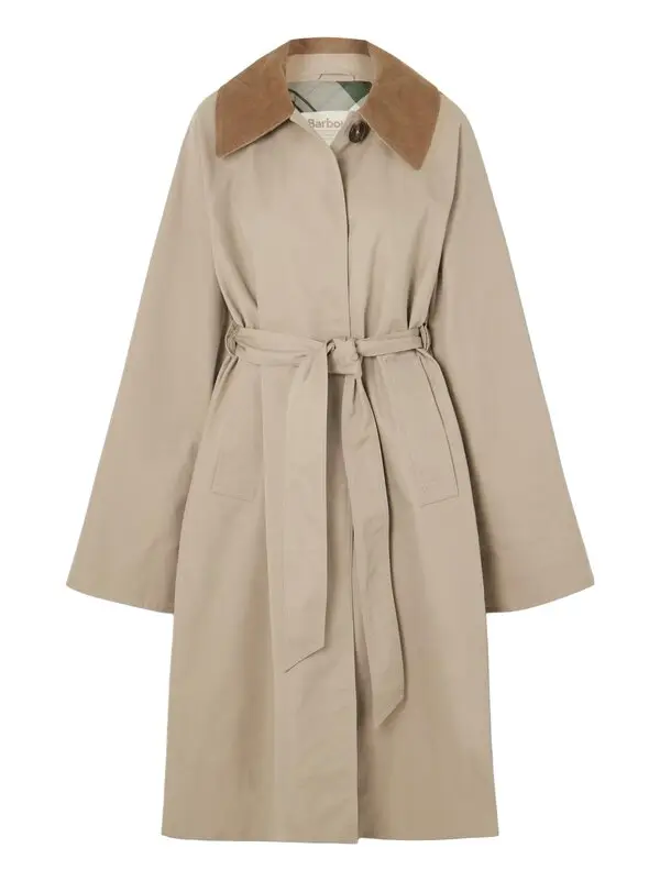 Barbour Reagan Belted Coat - Beige