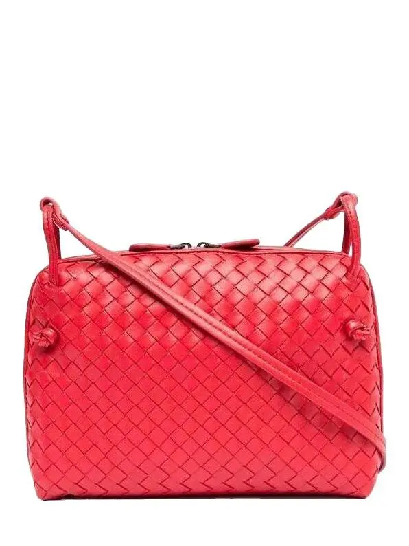 Bottega Veneta Knotted Cross-body Bag - Red