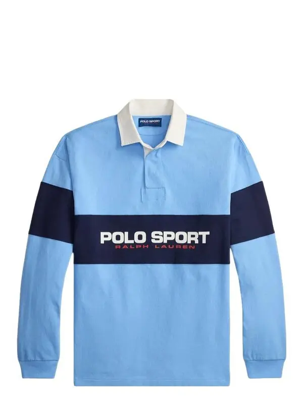 Ralph Lauren Color-blocked Rugby Shirt - Blue