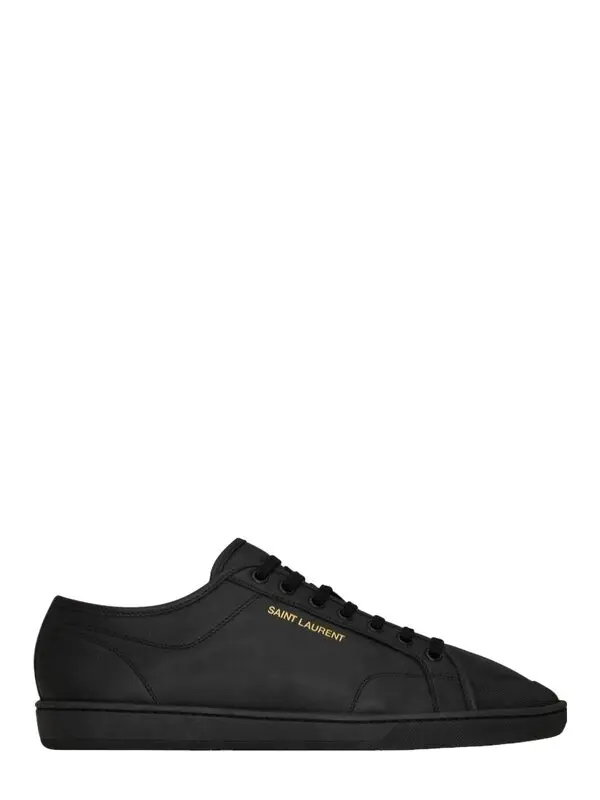 Saint Laurent Low-top Sneakers With Logo Detailing - Black