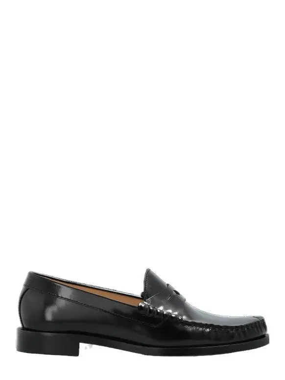STUART WEITZMAN Round Toe Loafers - Black