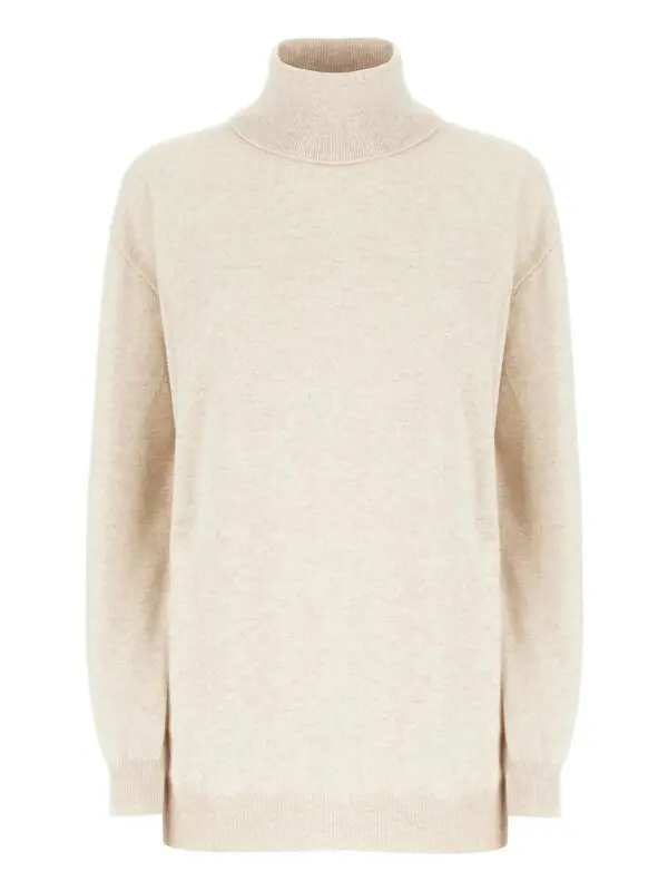 Brunello Cucinelli High Neck Sweater - Sand