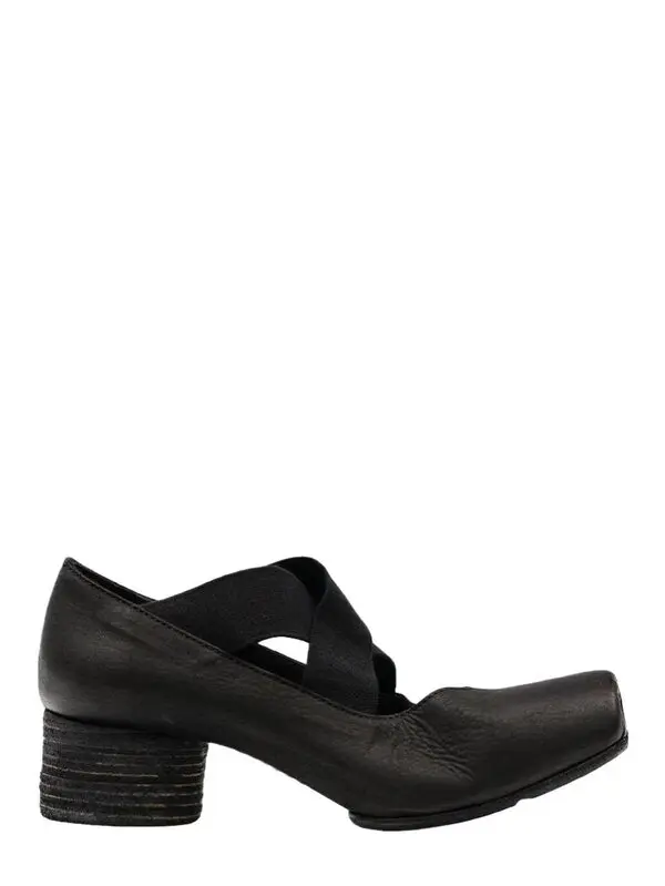 UMA WANG Cross-strap Detail High Heels - Black