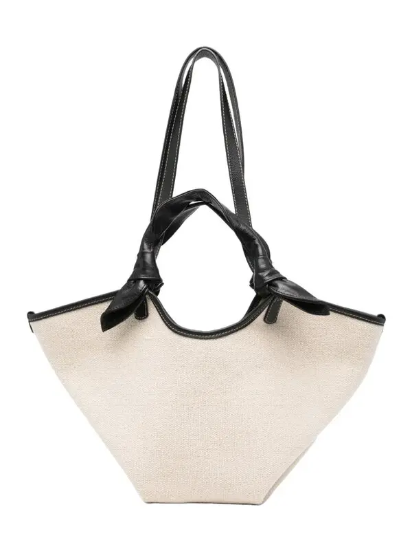 Hereu Double Handle Handbag - Nude
