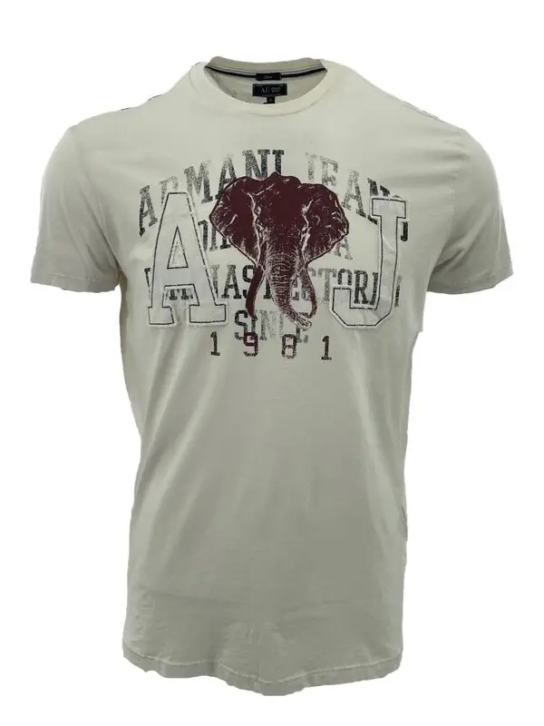 Emporio Armani Item O-neck Short-sleeved T-shirt - Gray