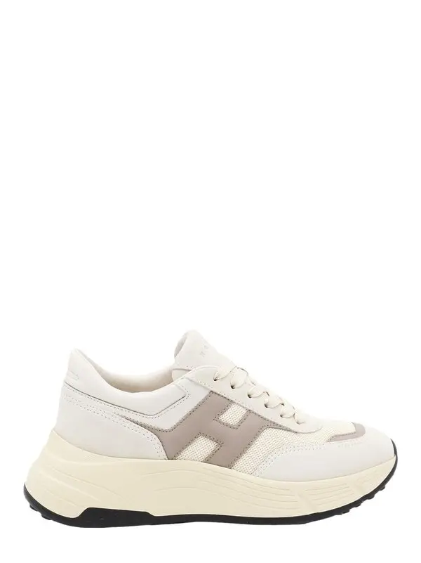 Hogan Logo Embossed Chunky Sneakers - White