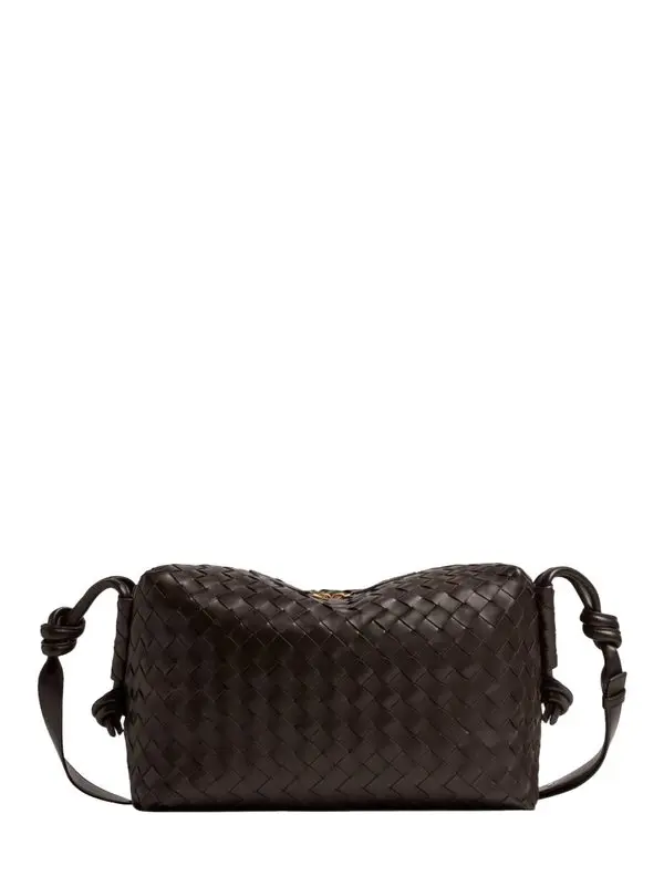 Bottega Veneta Loop Weekender Bag - Chocolate Brown