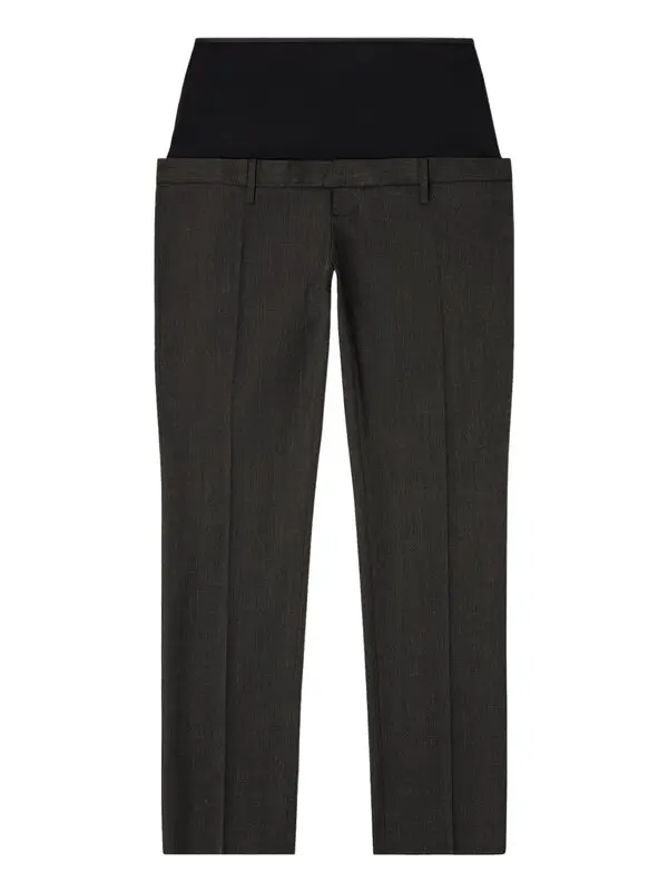 DIESEL® High-waisted Tailored Pants - Black
