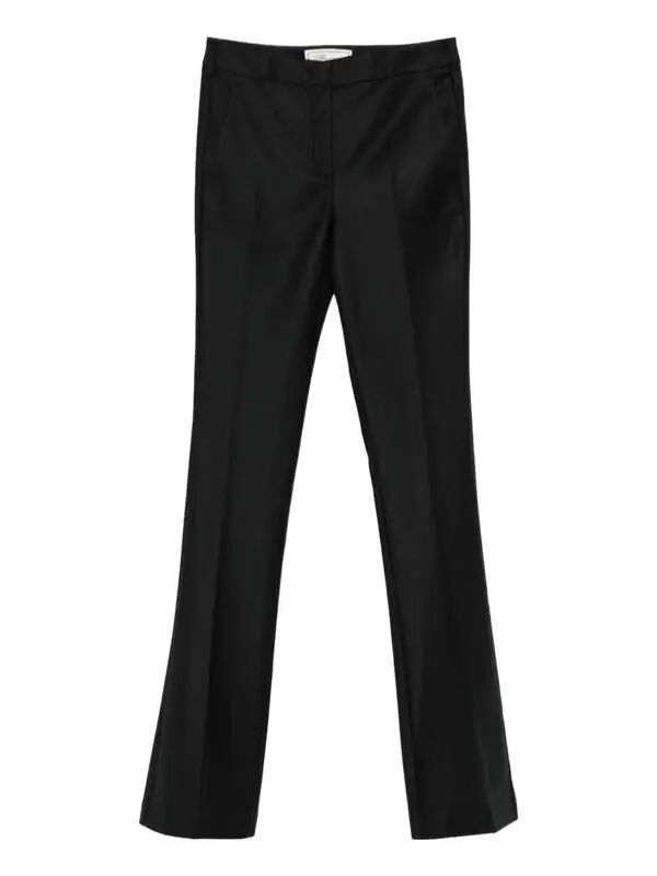 Blumarine Belted Tailored Trousers - Black