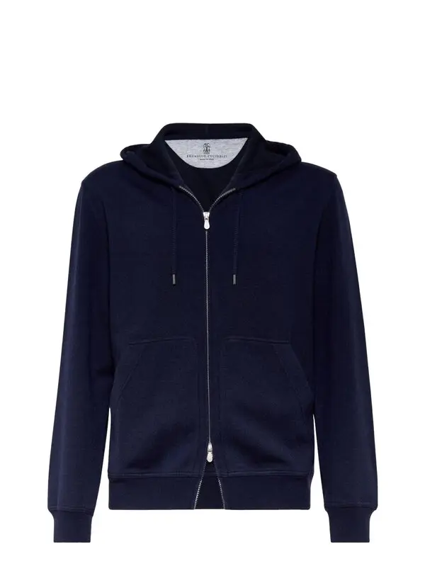 Brunello Cucinelli Long-sleeve Cashmere Hoodie - Black