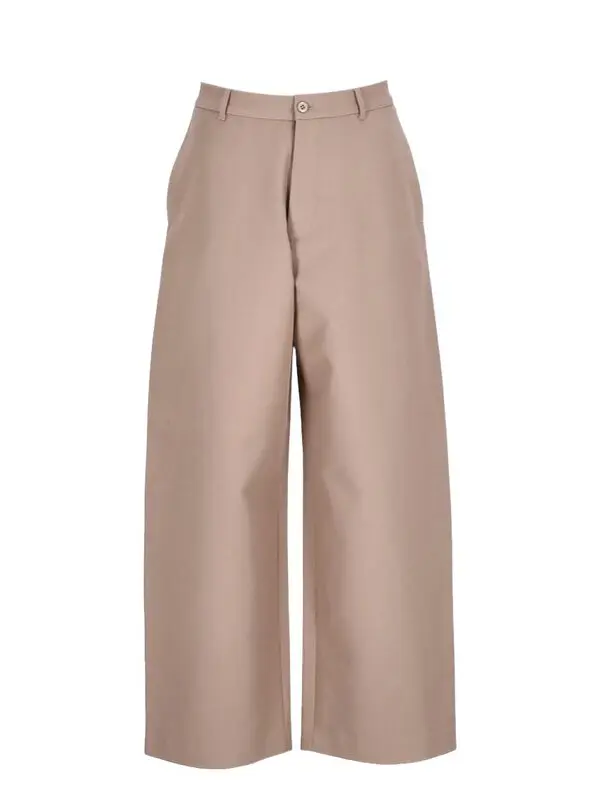 Acne Studios Wide Leg Casual Pants - Khaki Beige
